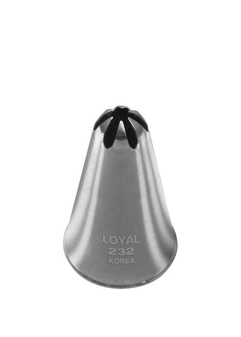 Loyal Piping Tip 232 DROP FLOWER STANDARD S/S | Cake Decorating Central