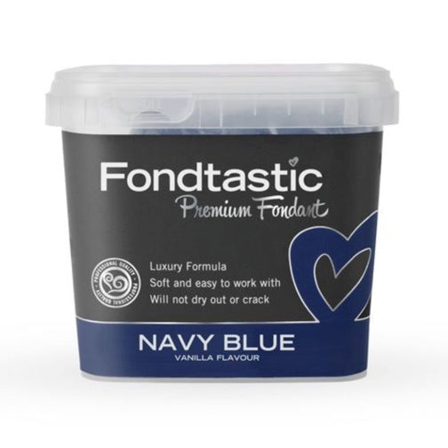 Fondtastic Navy Blue 1kg Premium Fondant | Cake Decorating Central
