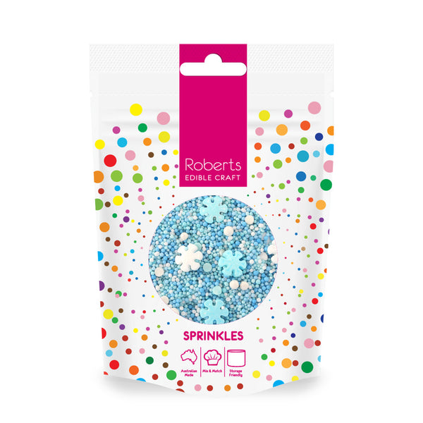 Snowflake Sprinkle Mix 80g | Cake Decorating Central