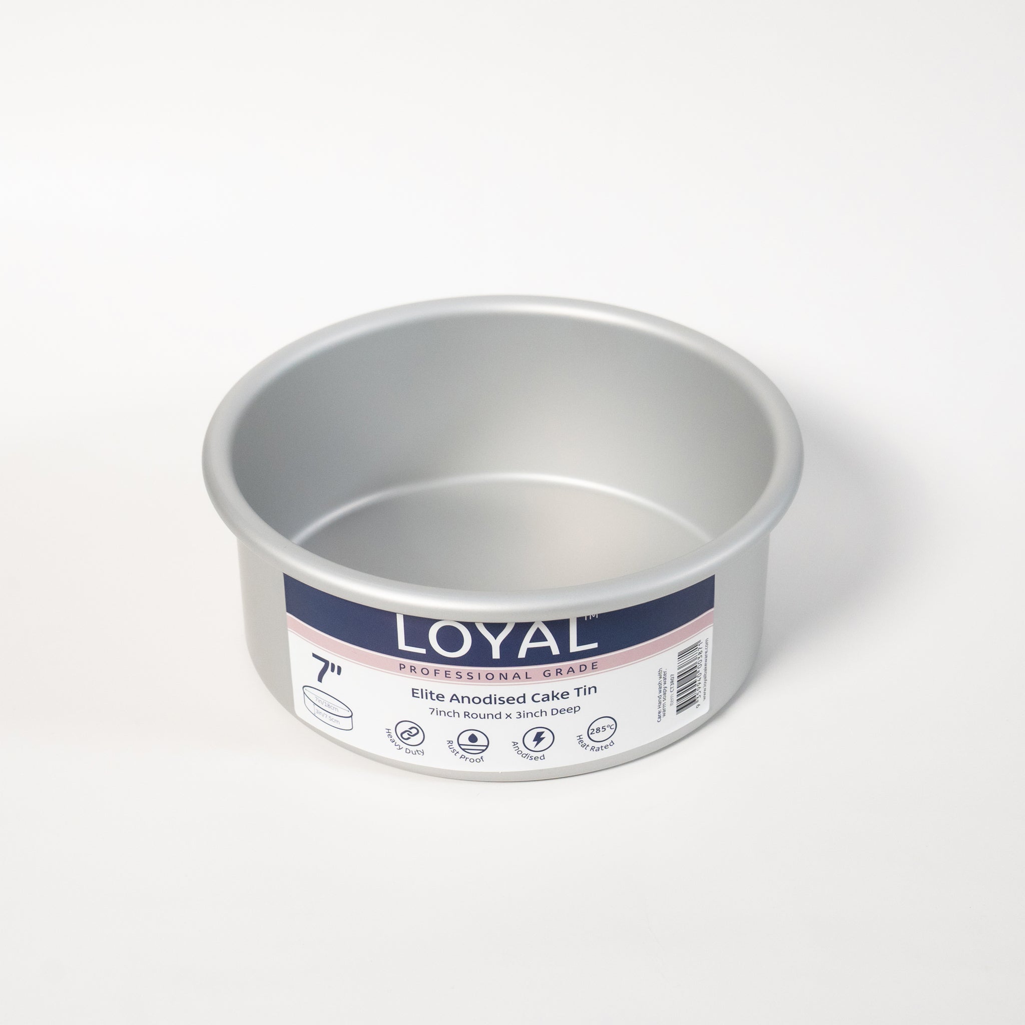 7inch Round Cake Tin 3 inches high (18cm) – Cake Decorating Central