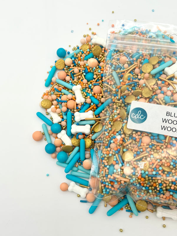 BLUE WOOF WOOF Sprinkle Mix | Cake Decorating Central