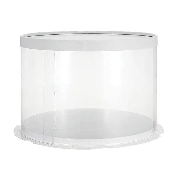 Clear Tube Cake Box 10x10x9 inch Tall | Cake Decorating Central