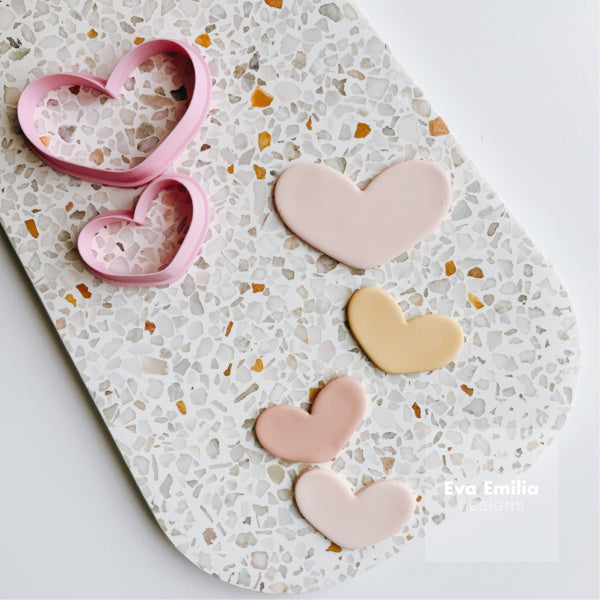 Wide HEART 80x53mm Cutter | Cake Decorating Central