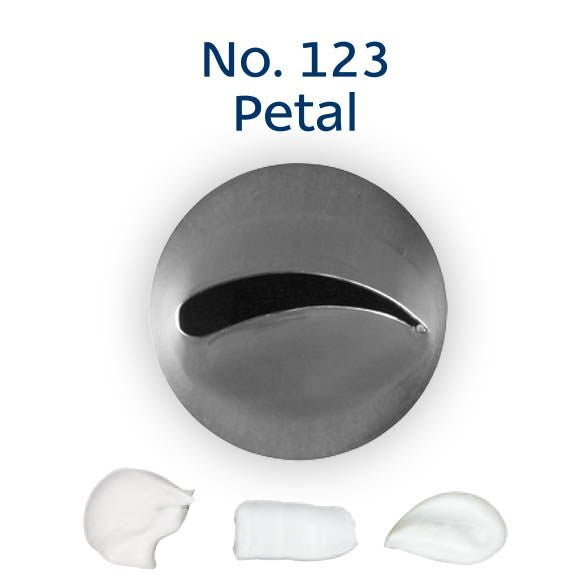 Loyal Piping Tip 123 PETAL | Cake Decorating Central