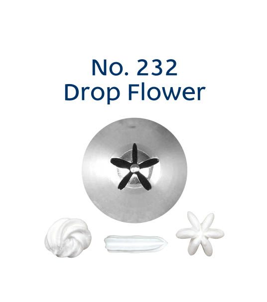Loyal Piping Tip 232 DROP FLOWER STANDARD S/S | Cake Decorating Central