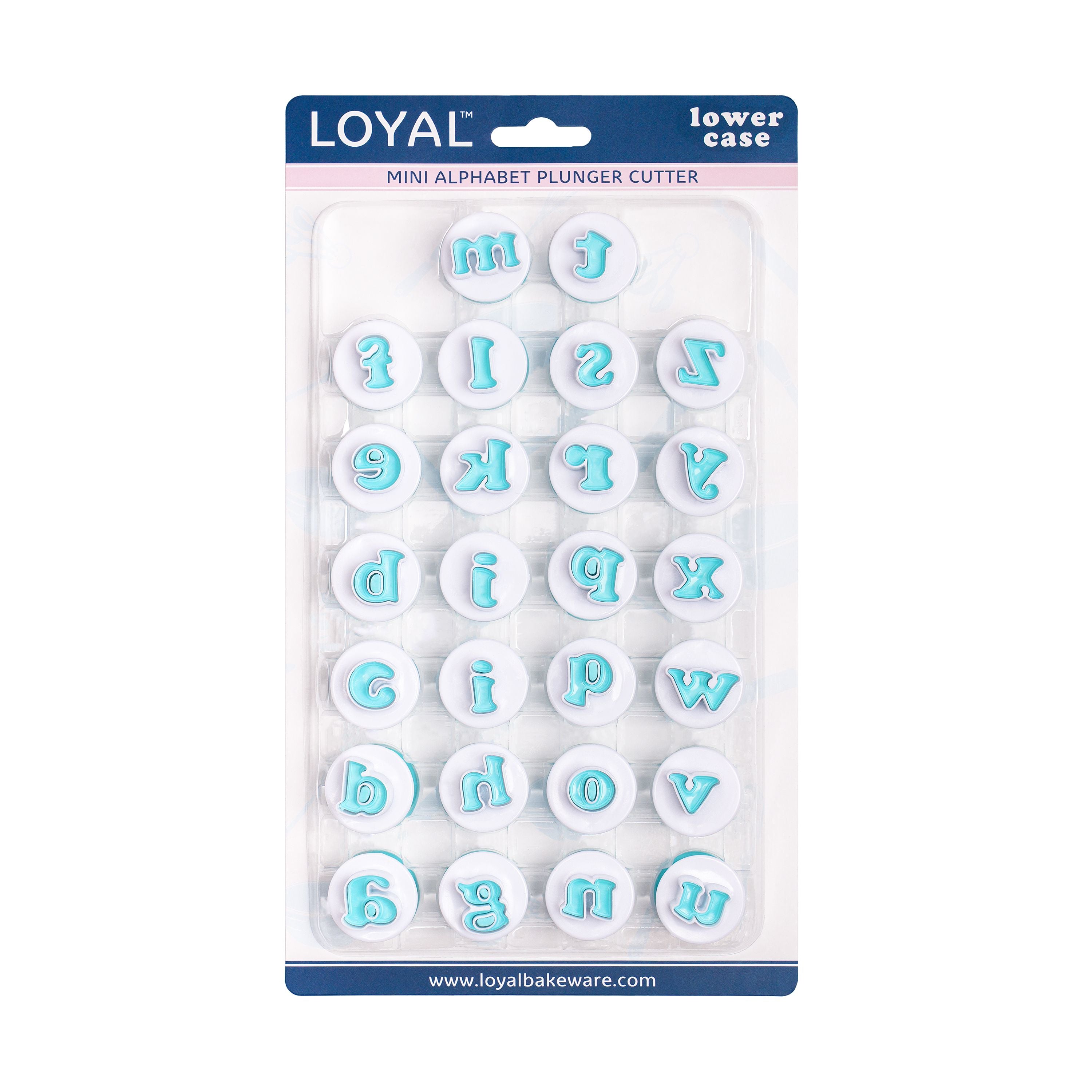 Mini Alphabet Plunger Cutter Lower Case 26 Piece – Cake Decorating Central