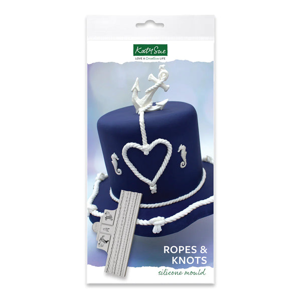 Katy Sue Ropes and Knots Silicone Mould | Cake Decorating Central