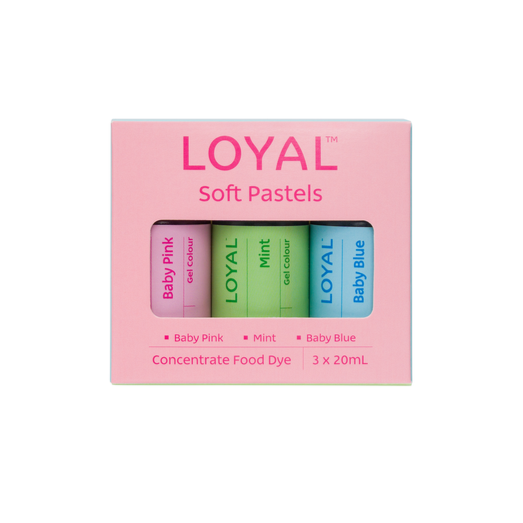 LOYAL SOFT PASTELS 3 x GEL COLOUR PACK | Cake Decorating Central