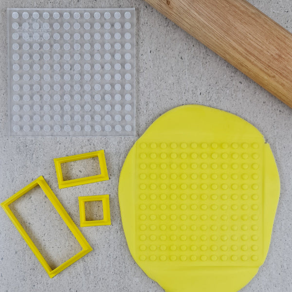 Lego Cutter and Debosser Set | Cake Decorating Central