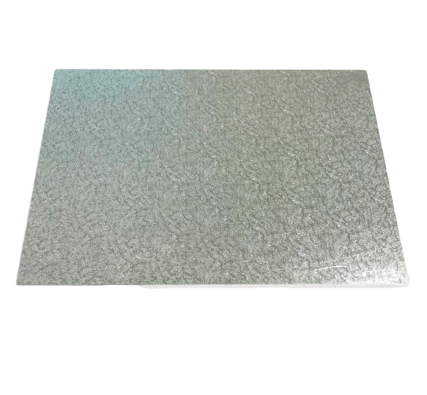 RECTANGLE 18IN X 24IN SILVER MDF BOARD | Cake Decorating Central