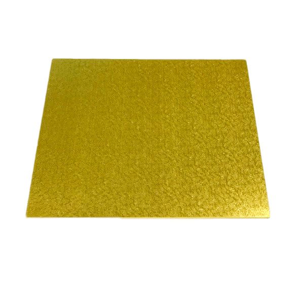 RECTANGLE 10IN X 12IN GOLD MDF BOARD | Cake Decorating Central