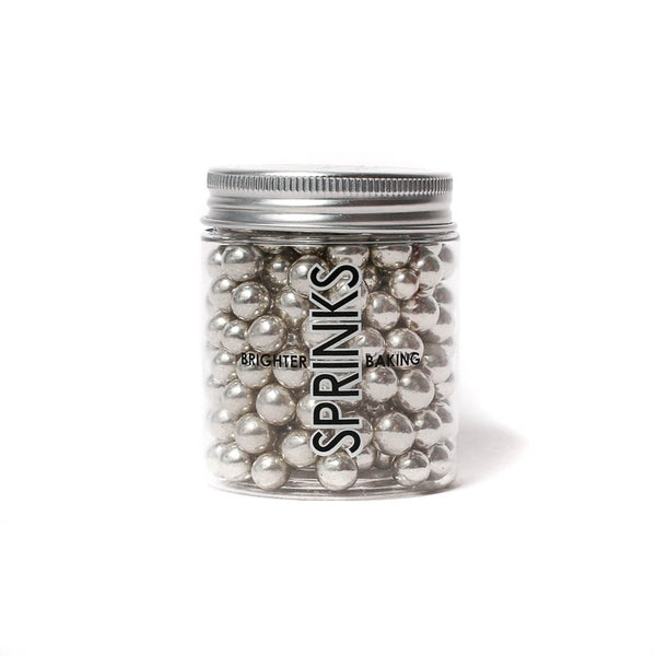 Cachous 8mm Silver 85g | Cake Decorating Central
