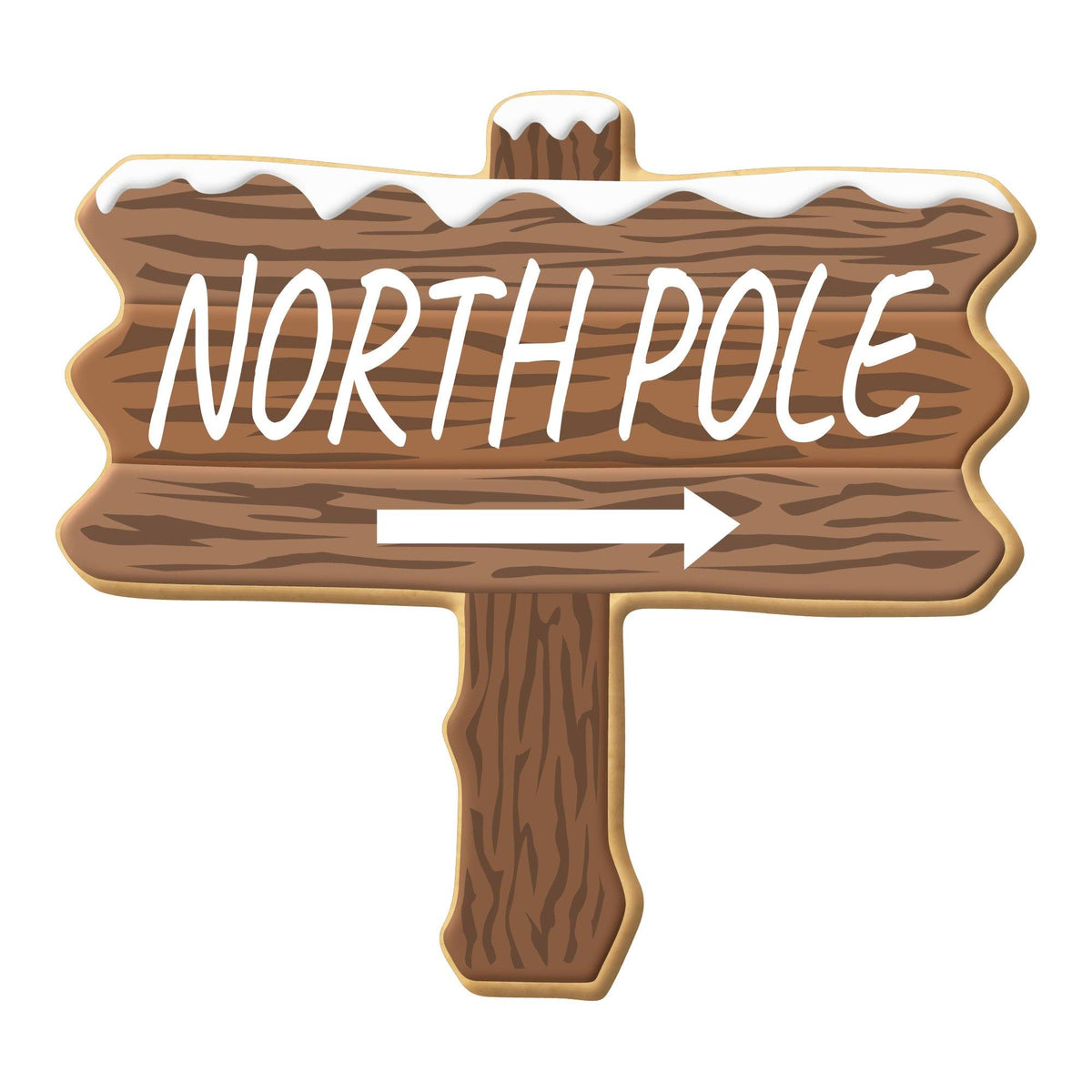 WOODEN SIGN COOKIE CUTTER | Cake Decorating Central