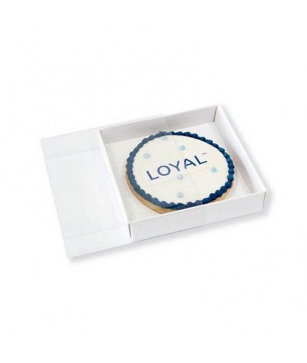 Biscuit Box White - 9cm x 9cm x 2cm H | Cake Decorating Central
