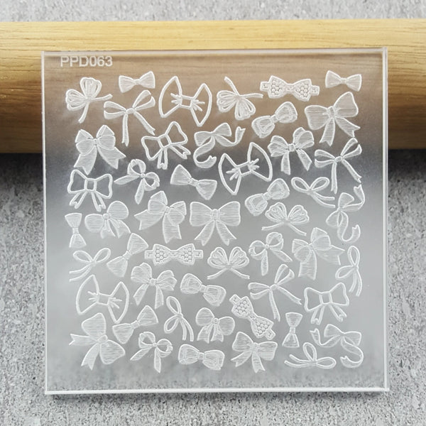 PATTERN PLATE - BOWS | Cake Decorating Central