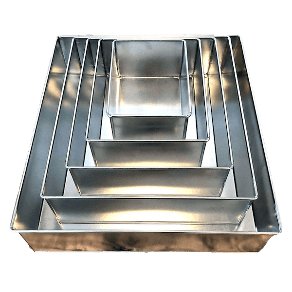 RECTANGLE # 1 - 5in x 7in x 3in high Cake Tin | Cake Decorating Central