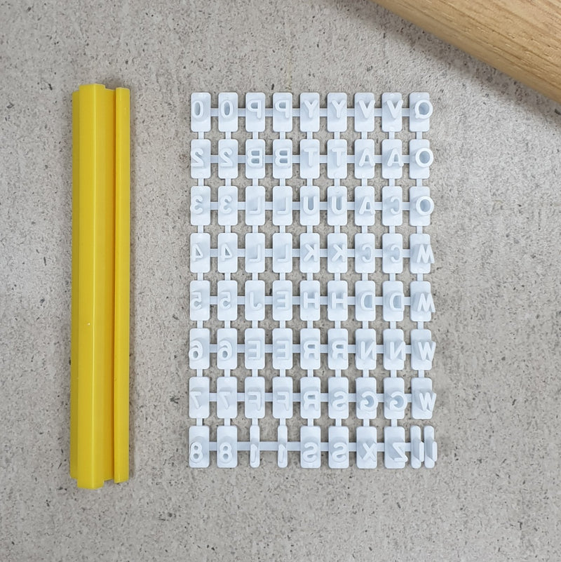 MINI ALPHABET EMBOSSER SET | Cake Decorating Central