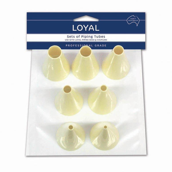 Plastic Piping Tubes ROUND Set of 7 | Cake Decorating Central