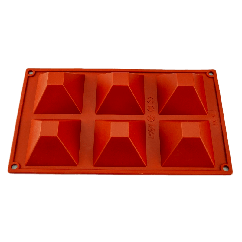 PYRAMID 70mm baking/chocolate mould 6 cavity | Cake Decorating Central