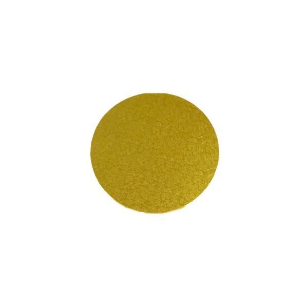 ROUND 6 INCH GOLD MDF BOARD | Cake Decorating Central