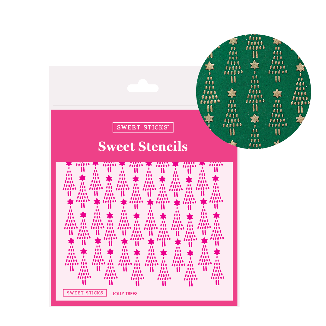 Jolly Trees Sweet Stencil | Cake Decorating Central