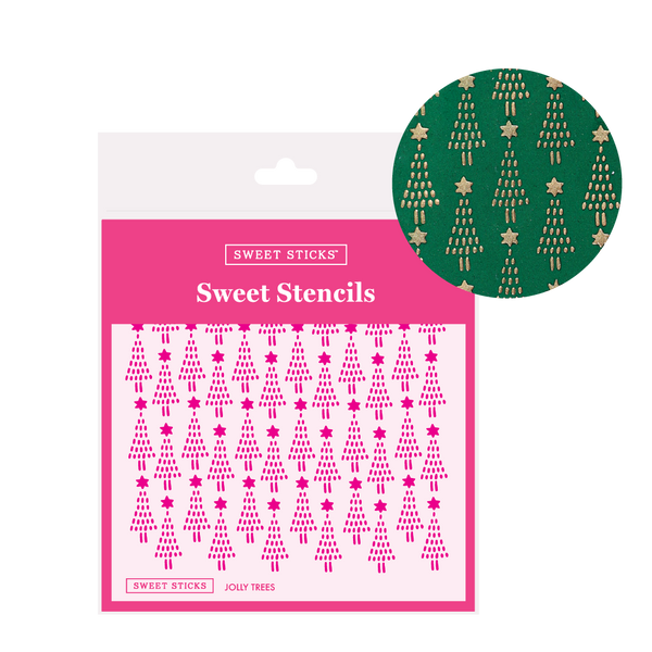 Jolly Trees Sweet Stencil | Cake Decorating Central