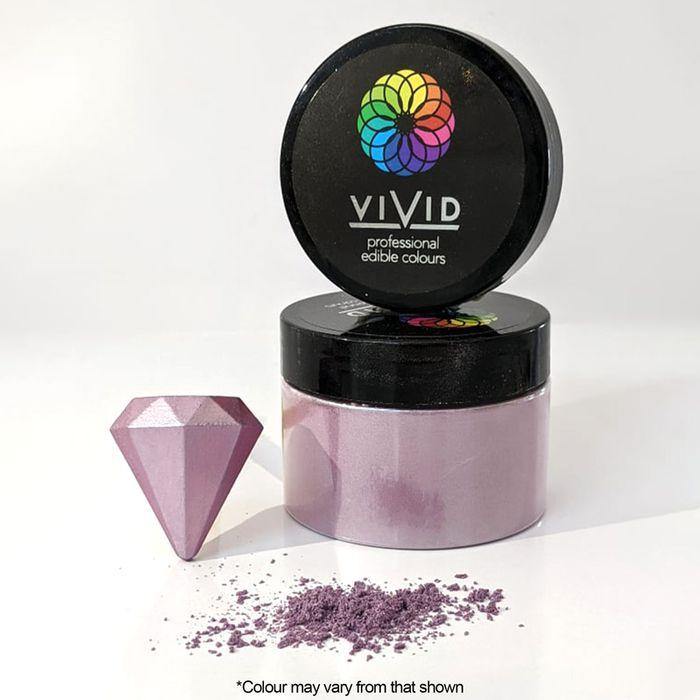 VIVID LILAC EDIBLE METALLIC DUST 50G | Cake Decorating Central